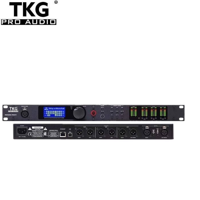 in stock TKG PA2 2 Input 6 Output Professional Audio Processor stage performance audio processor ...