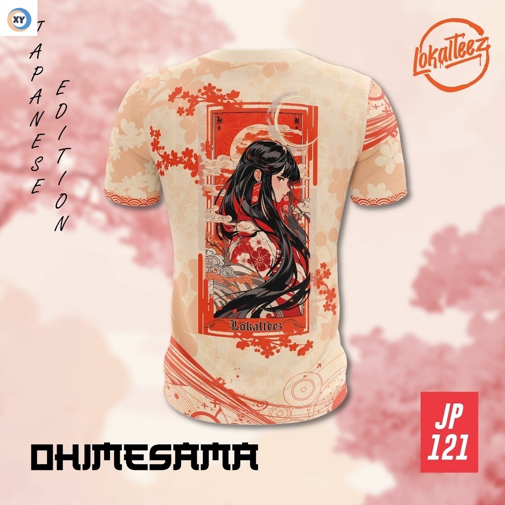 (XUYUE) LOKALTEEZ JP121 Japanese KAWAII Edition OHIMESAMA 150GSM MICROFIBER EYELET JERSEY ...