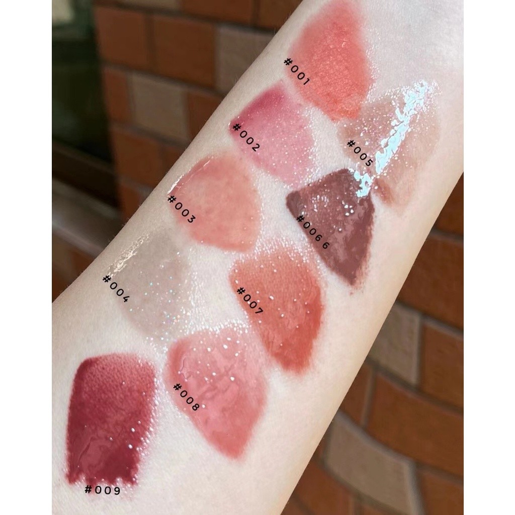 CAPPUVINI Black Pink Tube Lip Gloss Whimsical Planet Glossy Lipstick ...