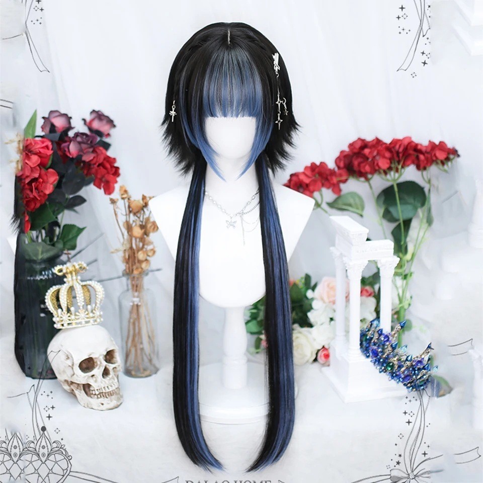 Cross-border Wig Female cos Long Curly Role-Playing Dyeing Chemical ...