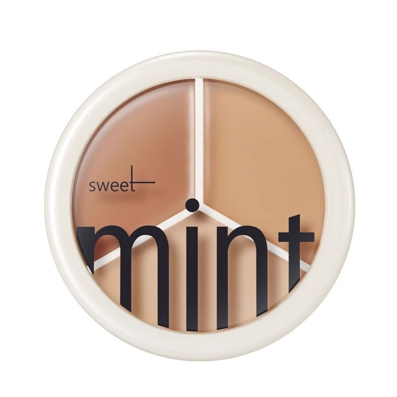 Sweet Mint Concealer 遮瑕膏三色遮瑕遮盖斑点修容 Three-Color Concealer Contouring ...