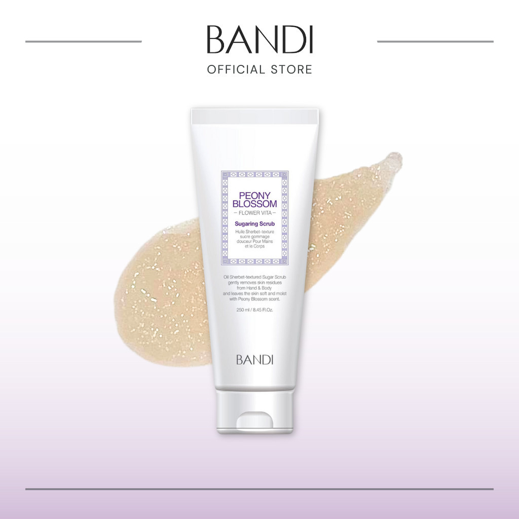 BANDI Flower Vita Sugaring Scrub - Peony Blossom (250ml) | Shopee Malaysia