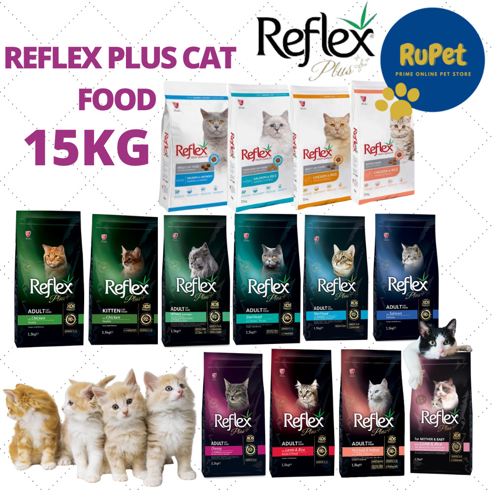(Exp 04/2025) Reflex Cat Food 15kg (Reflex Plus/ Reflex High Quality ...
