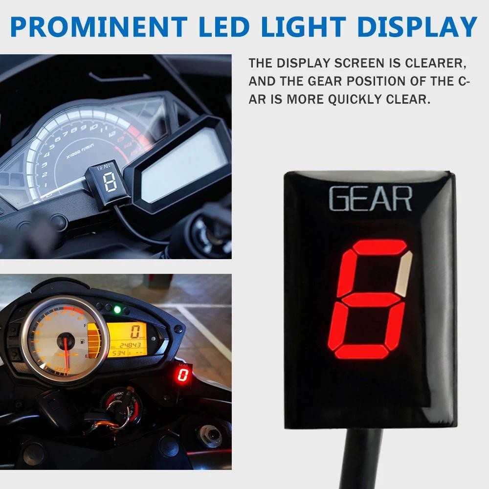 Gear Indicator For Kawasaki ER6N ER-6N ER-6F ER6F Versys 650 KLE650 ...