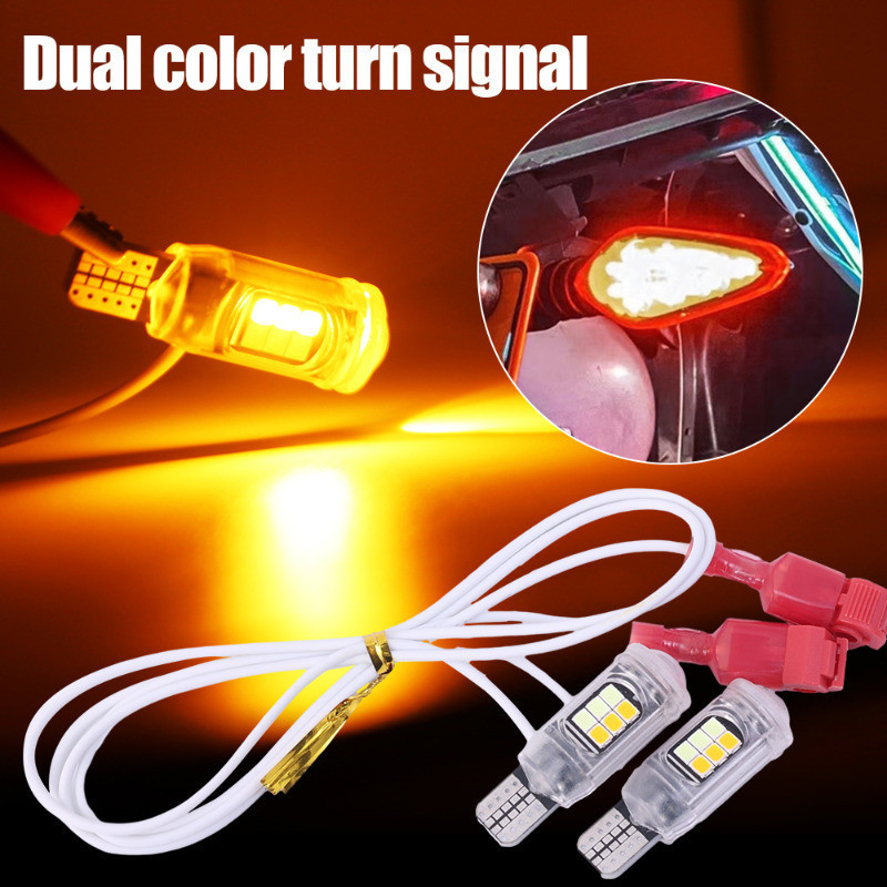 T10/T15 Motorcycle Turn Signal Light - Motocross Blinking Indicator ...