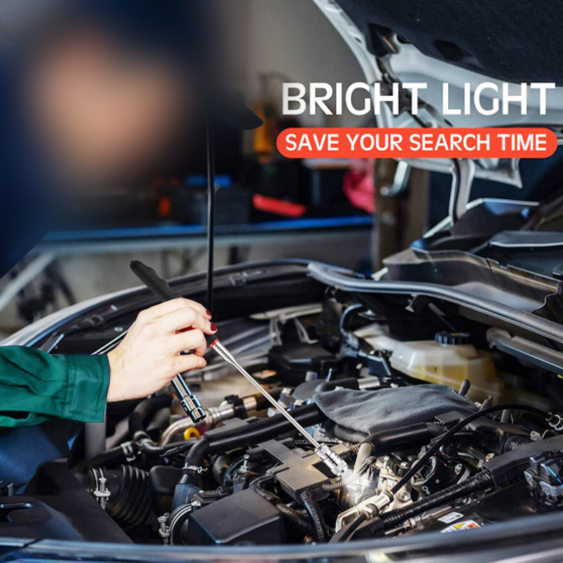 Flexible Magnetic Claws Pick Up Tool Flexible Magnet Long Reach Spring ...