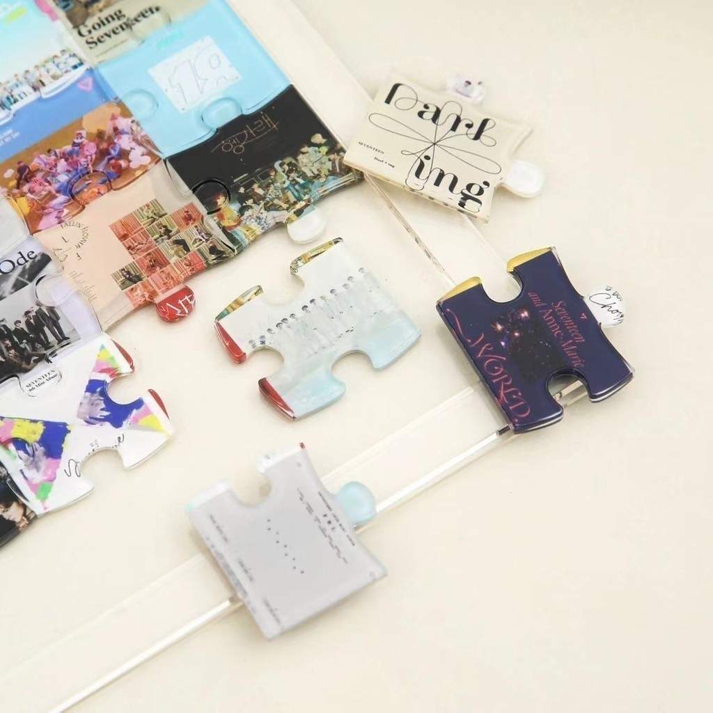kpop idol SEVENTEEN Album Cover Acrylic Puzzle Frame Display (puzzle ...