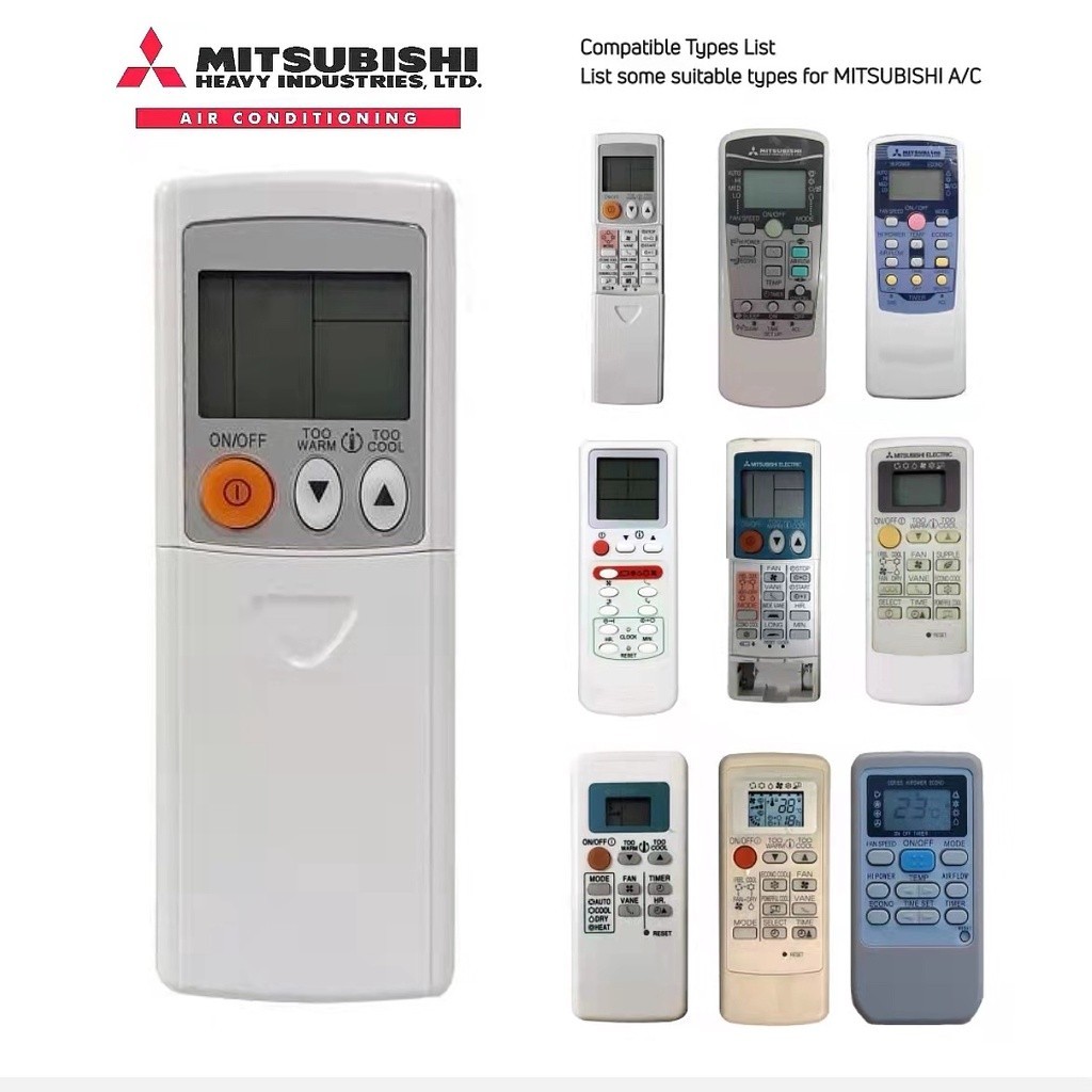 Mitsubishi Air Conditioner Remote Control Replacement For KM15D KD06ES ...