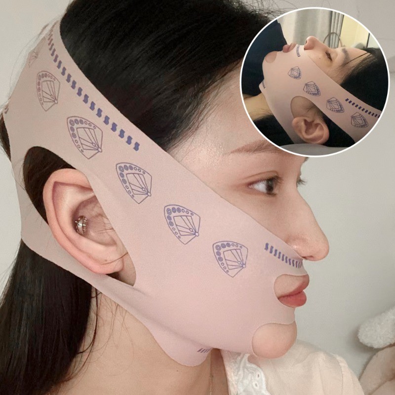 Double Chin Cheek Lift Up Belt - Beauty Tools - Face Slimming Bandage - Anti Wrinkle V Line Face ...