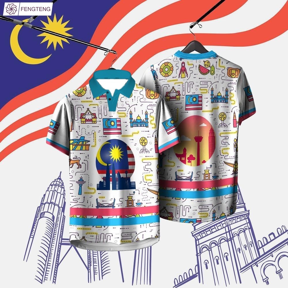 2024 Merdeka Short Sleeves Sprot Jersey baju merdeka budak lelaki baju ...
