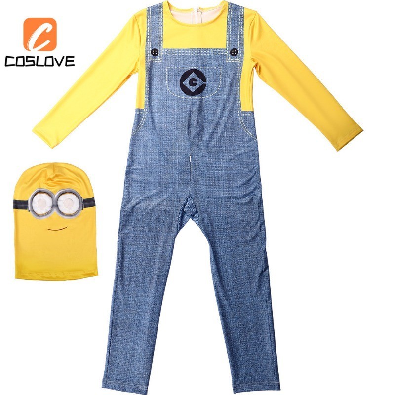 Anime Movie Despicable Me Minions Cosplay Clothing Full Set Costume ...