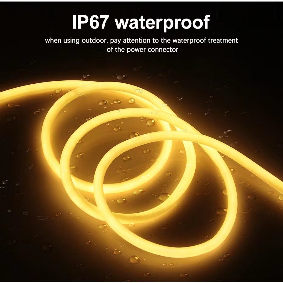 Universal home LED Strip Light 360 Round LED Neon Light AC 220V Outdoor ...