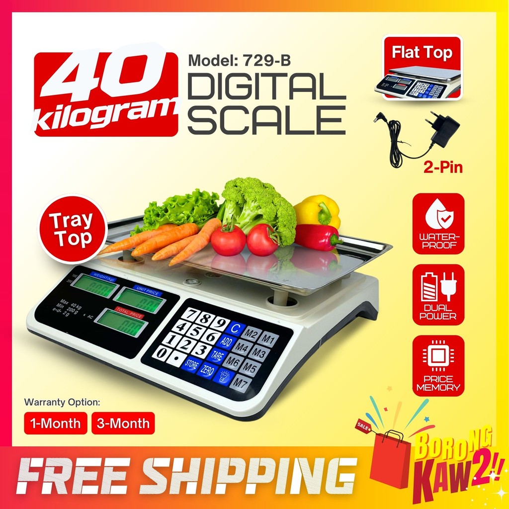 40KG Digital Price Computing Weighing Scale Price Counting Electronic ...