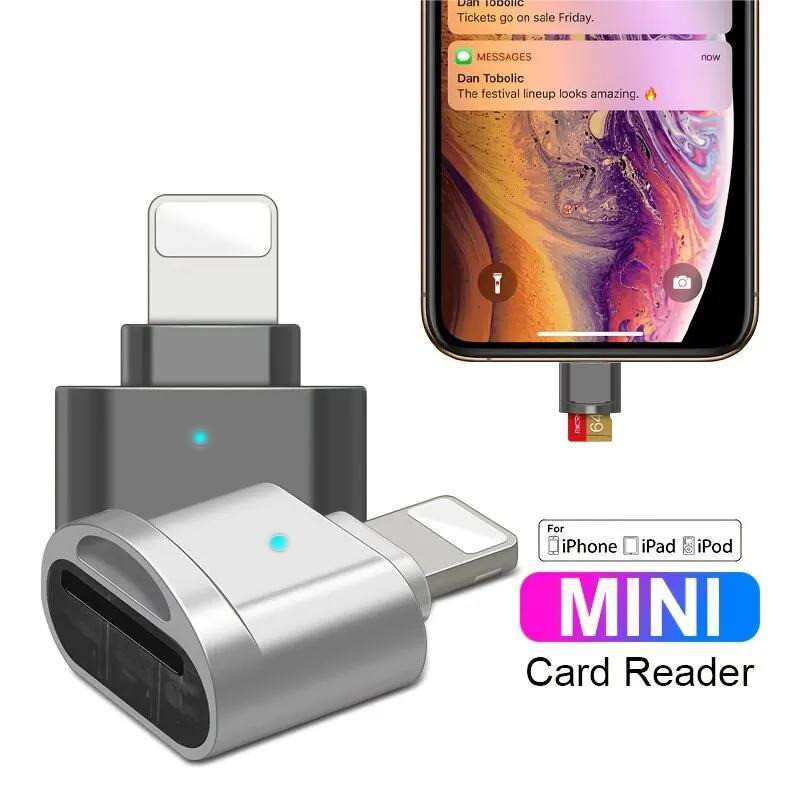 JEYI MINI SD TF Card Apple Card Reader Suitable For iPhone iPad ...