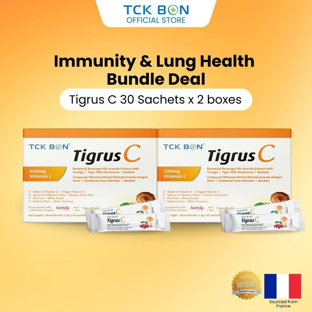 TCK BON Tigrus C (30 Sachets x 2 Boxes) | Shopee Malaysia