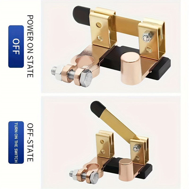 Zinc Alloy 12V Battery Disconnect Switch - Reliable Top Post Power Cut ...