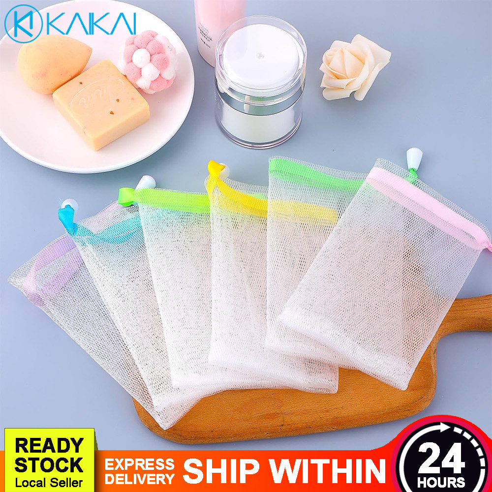 🔥 SILKY FOAM 🔥 Thickening Soap Foaming Net Bubble Rich Skin Care ...