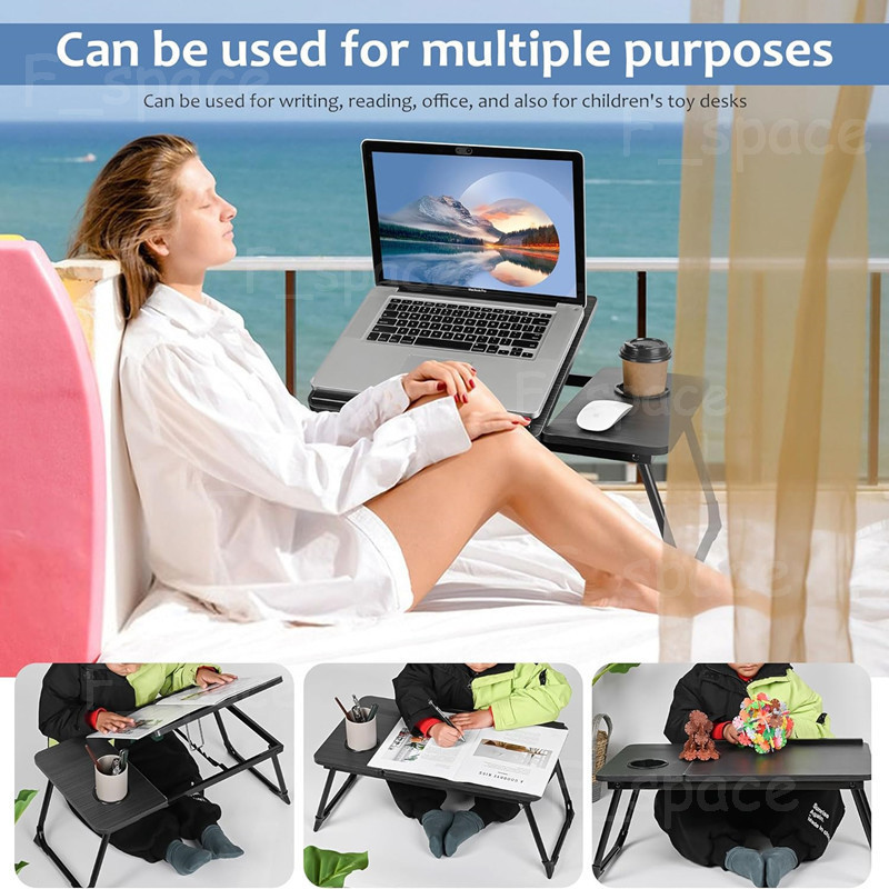 Folding Table Multi-purpose Foldable Laptop Table Lazy Table Bed Table ...