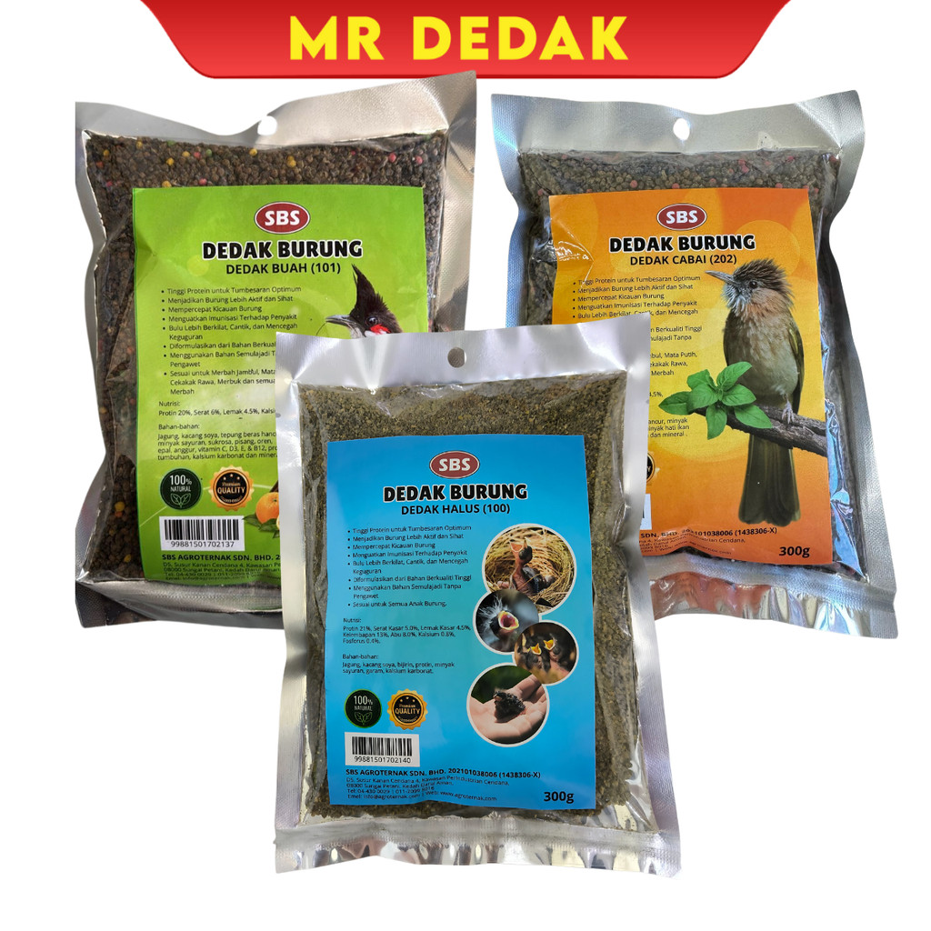 [300G] DEDAK BURUNG MURAI, MURAI BATU, BULBUL, MERBAH,MERBAH JAMBUL ...