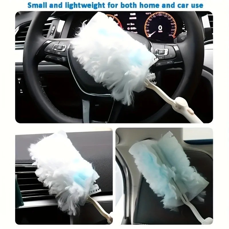 Disposable Electrostatic Dust Duster - Microfiber Blind Dusting Brush ...