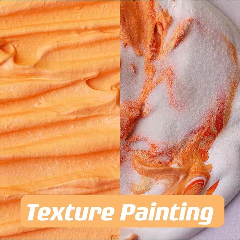 Pure Quartz Sand Acrylic Texture Painting DIY Art Pure Sand Pasir ...