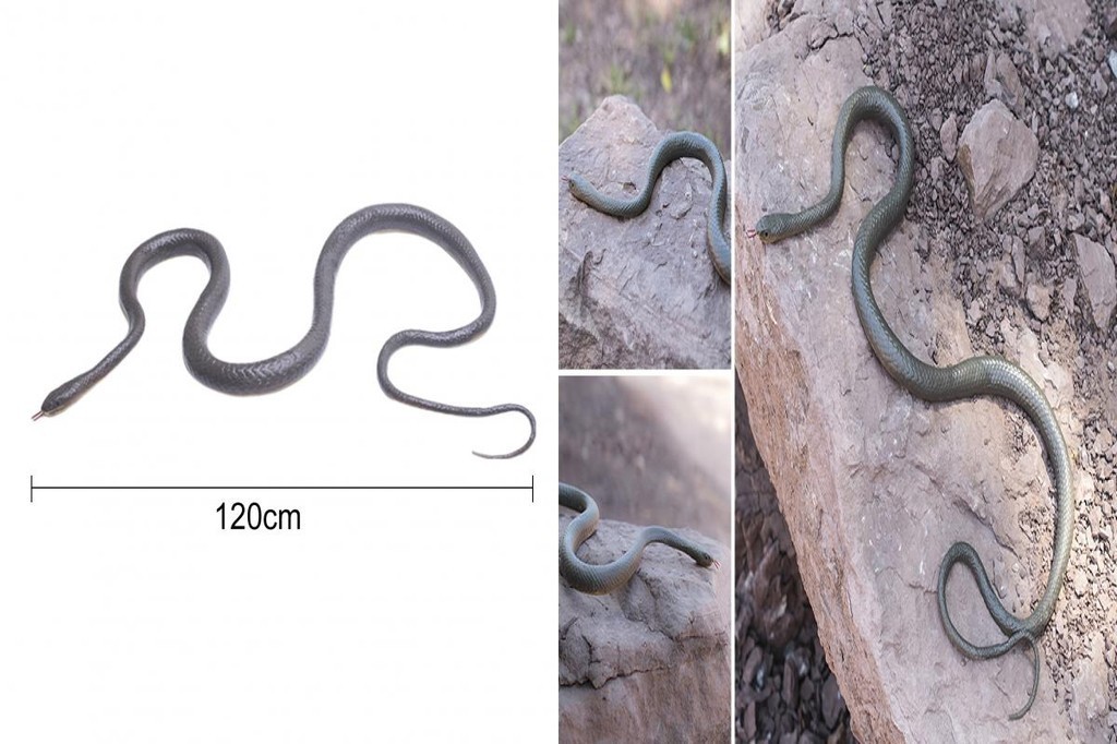 (aniasan) Bendable Snake Toy Realistic Snake Toy Realistic Rubber Snake ...
