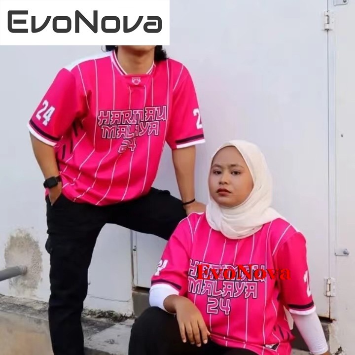 EvoNova PINK HARIMAU MALAYA OVERSIZE LYCRA NFL UNISEX JERSEY PREMIUM ...