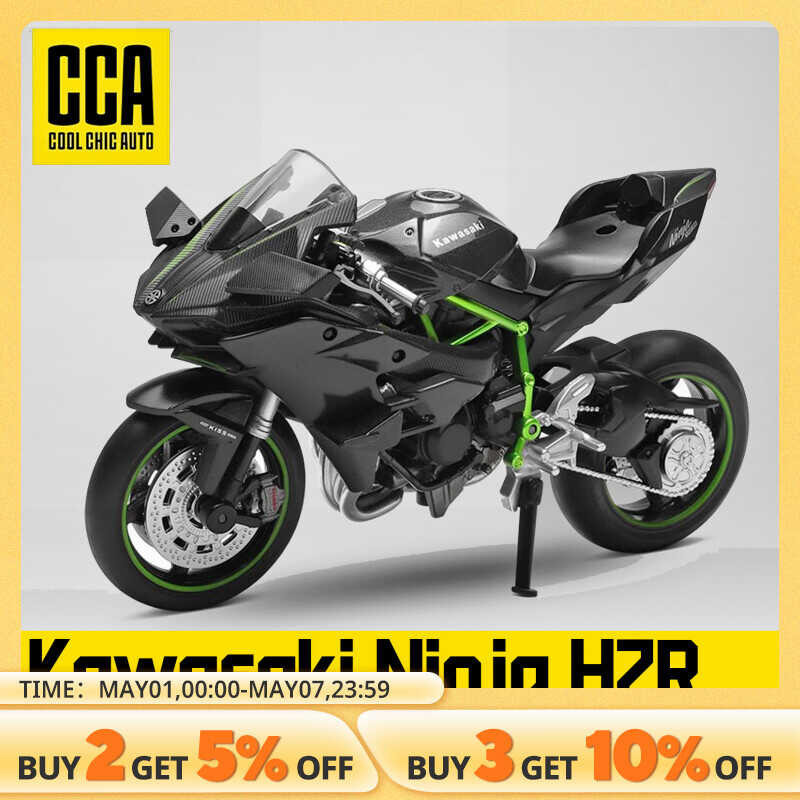 CCA 1:12 Scale Die Cast Motorcycle Model for Kawasaki Ninja H2R ...