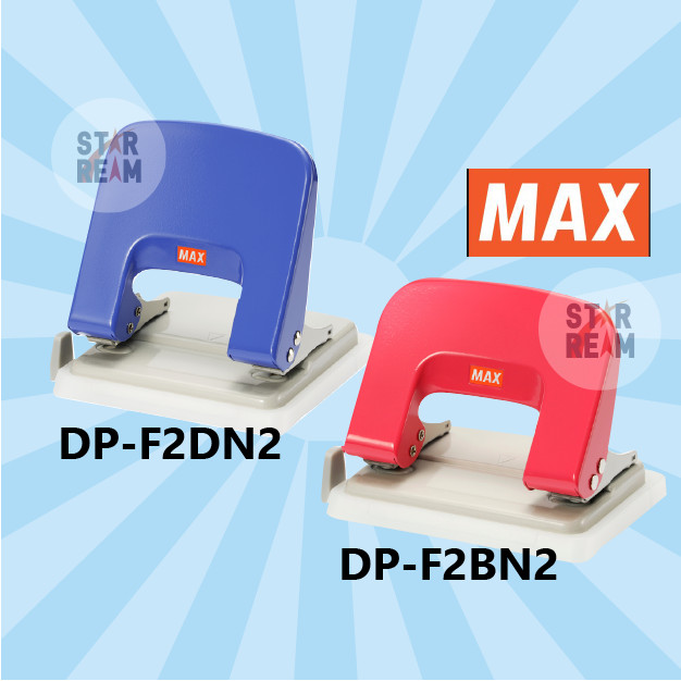 New! Original MAX 2 Hole Office Puncher/ Penebuk Lubang Ergonomic Small ...