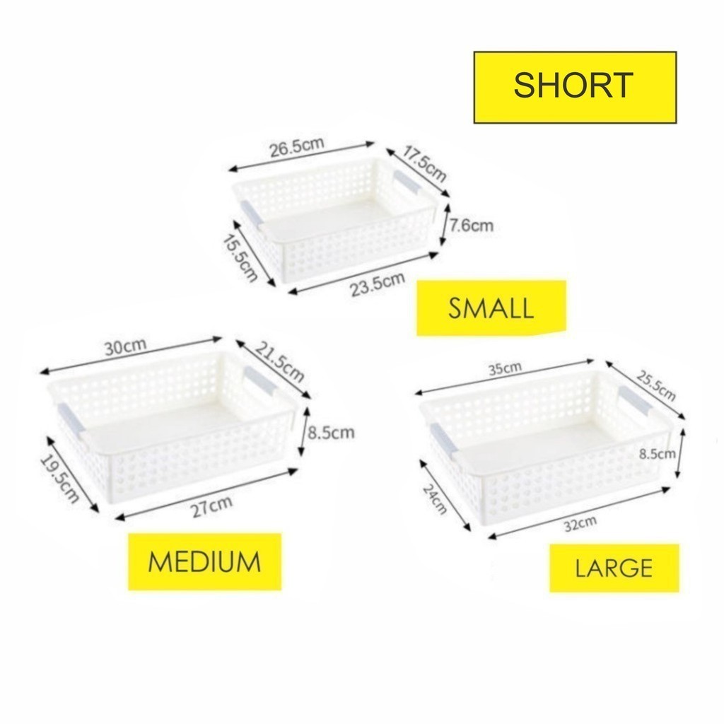BC Basket Storage Organizer Multipurpose Stackable Kitchen Cabinet ...