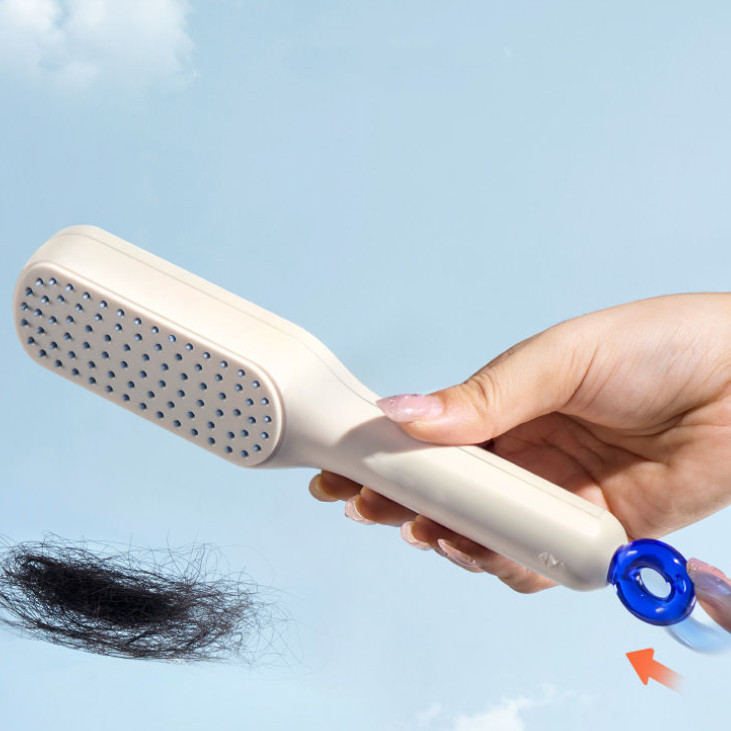 Retractable Magic Comb Hair Cleaning No Hair Damage Anti-Static ...