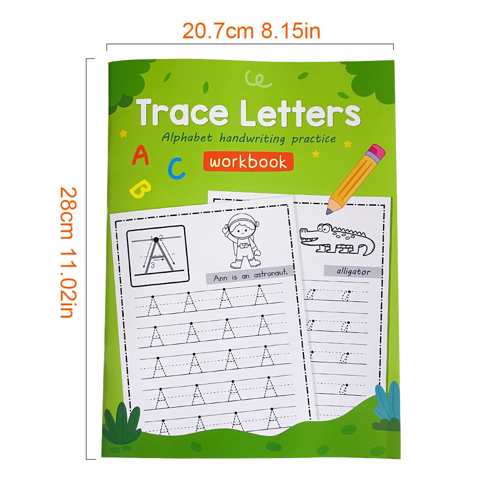 Educational Alphabet Tracing Workbook for kids - ABC Letters ...