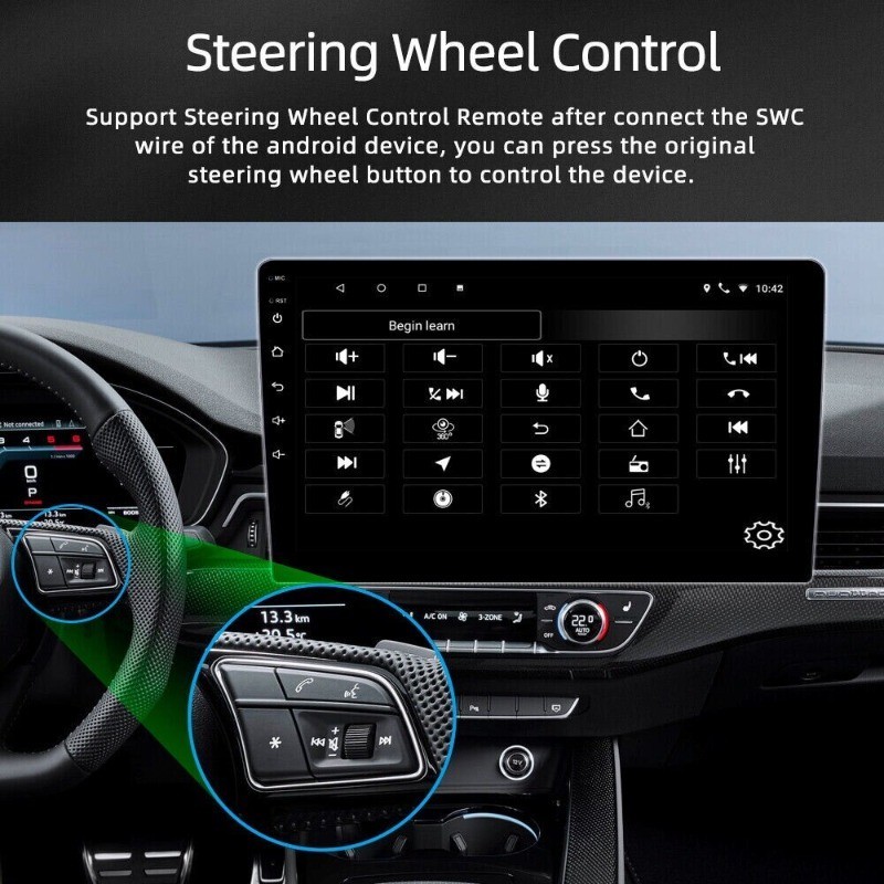 1din Car Android Player 7/9/10 Inch Touch Screen 4G+32G Headunit Car ...