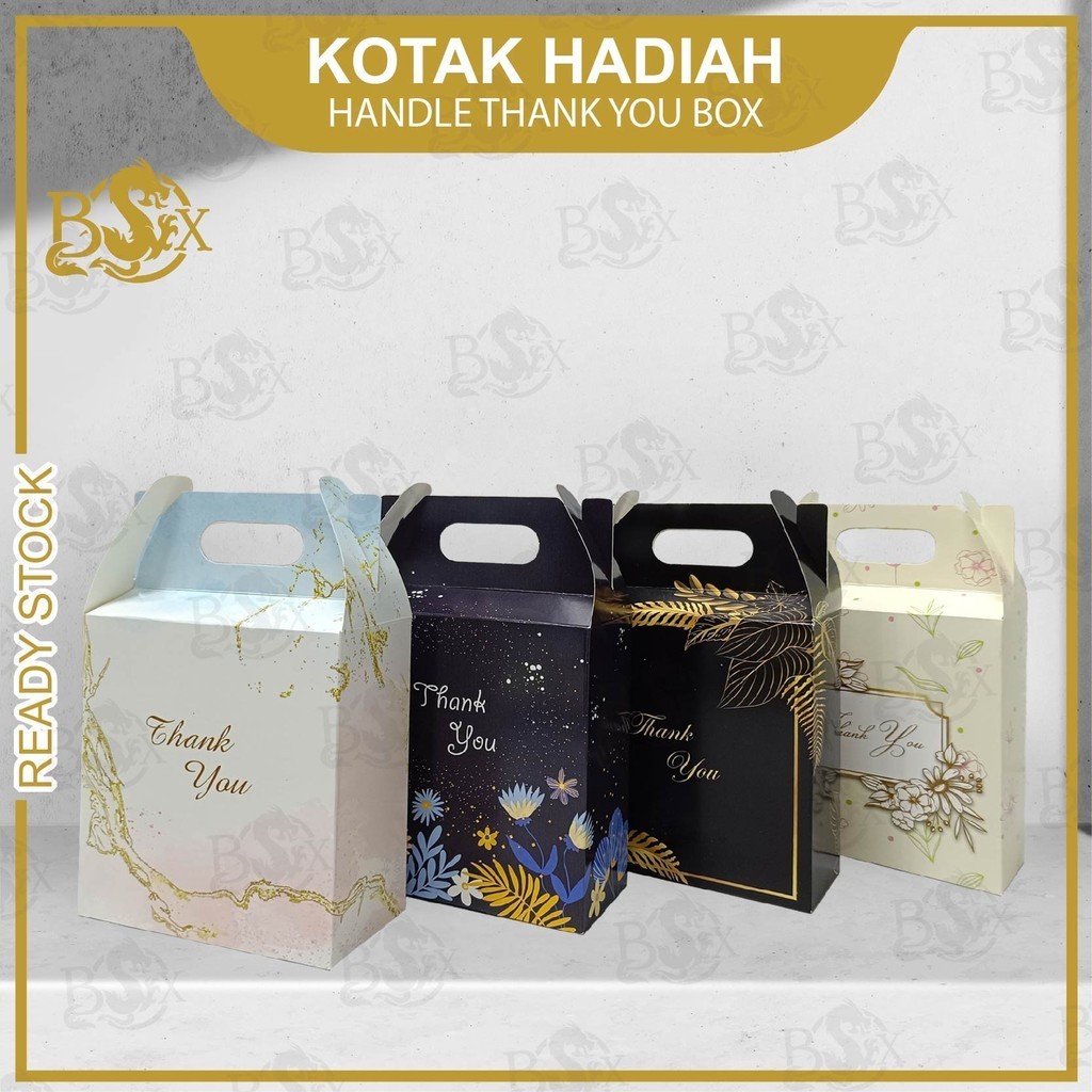 DRG 50pcs PROMOSI Thank You Wedding Box, Doorgift Box, Kotak Kahwin ...