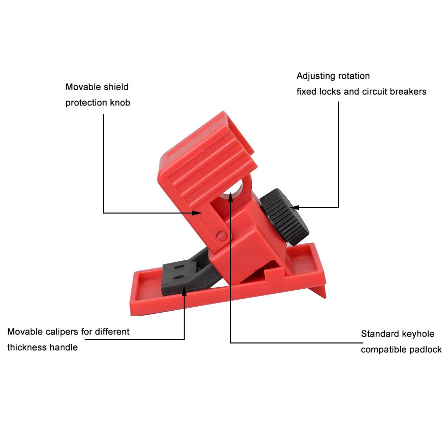 Universal MCCB Lockout Tagout - Secure Molded Case Circuit Breaker Lock ...