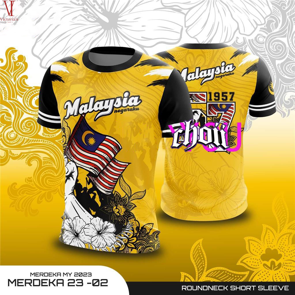 Merdeka 67 Tahun 2024 Sublimation Tshirt | Baju Merdeka 2024 MERDEKA ...