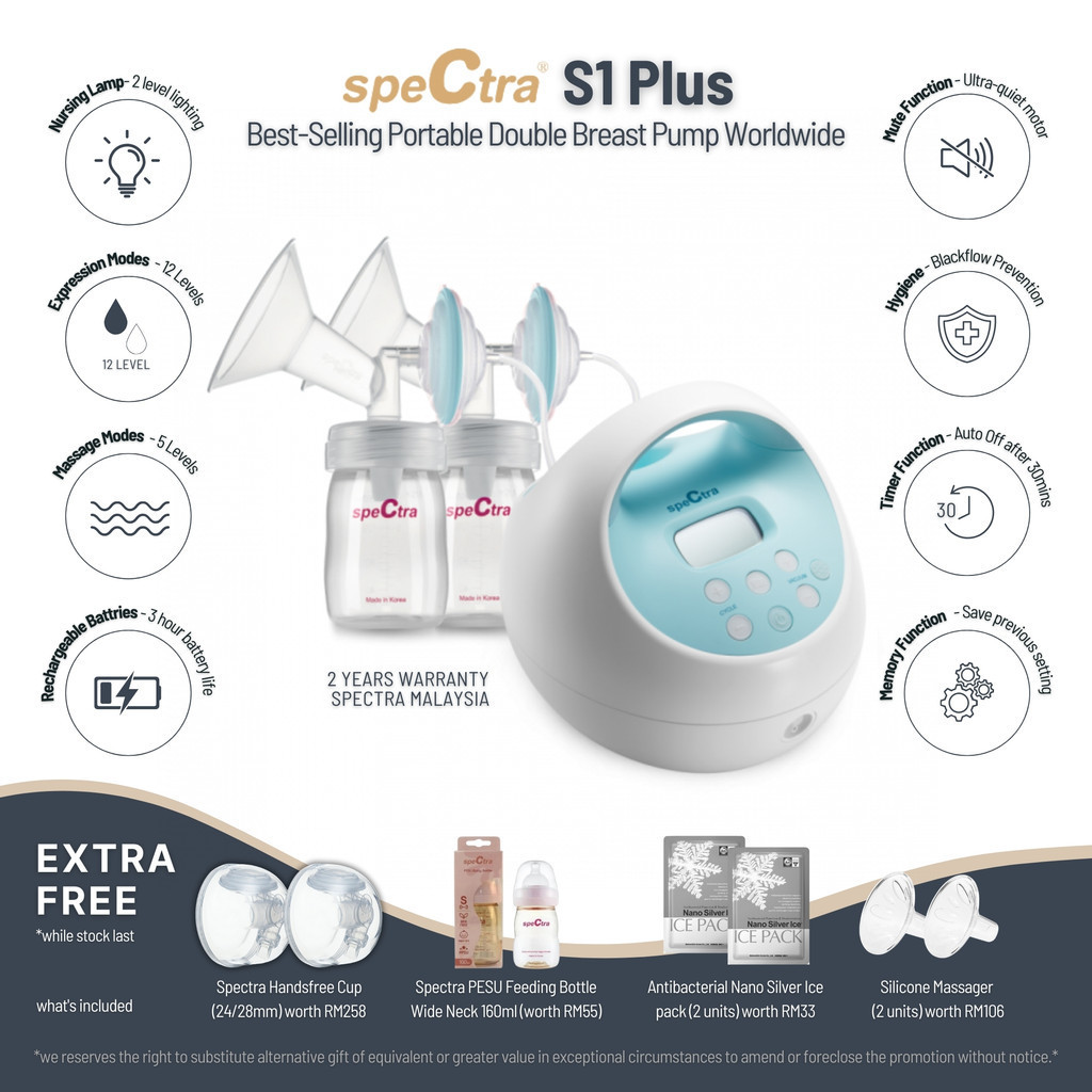 Spectra S1 Plus Portable Hospital Grade Breast Pump | Shopee Malaysia