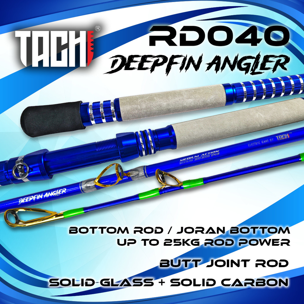 Joran Pancing Laut New 2025 TACHI DEEPFIN ANGLER Heavy Butt Joint 7 ...