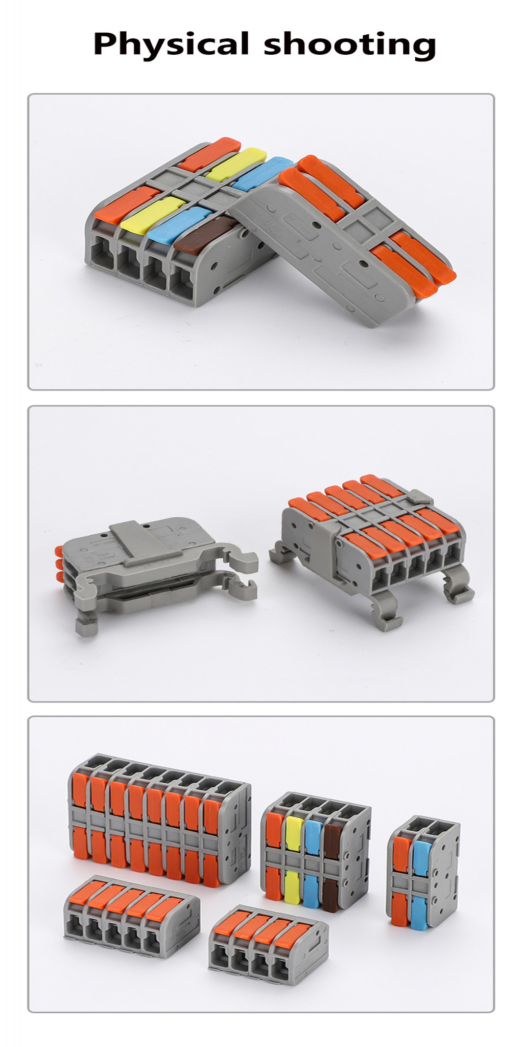 Wire Connectors Docking Cable Conectors Mini Fast Universal Wiring ...