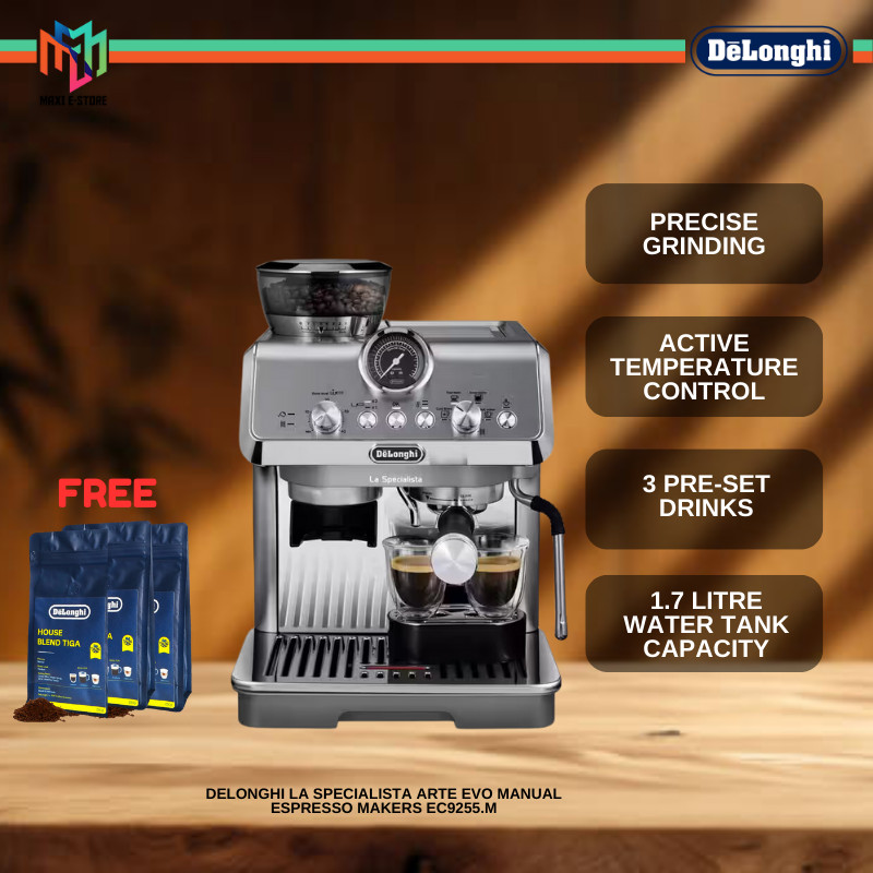 DeLonghi EC9355.M La Specialista Prestigio Espresso Coffee Machine ...