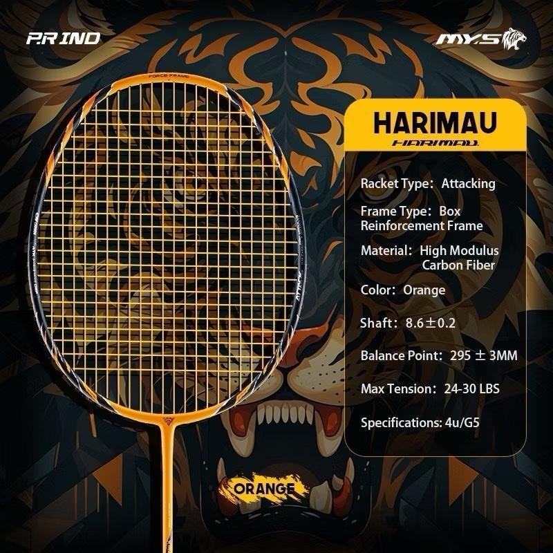 P.R IND Harimau Badminton Racket 4UG5 100%ORIGINAL PURUI / PR IND ...