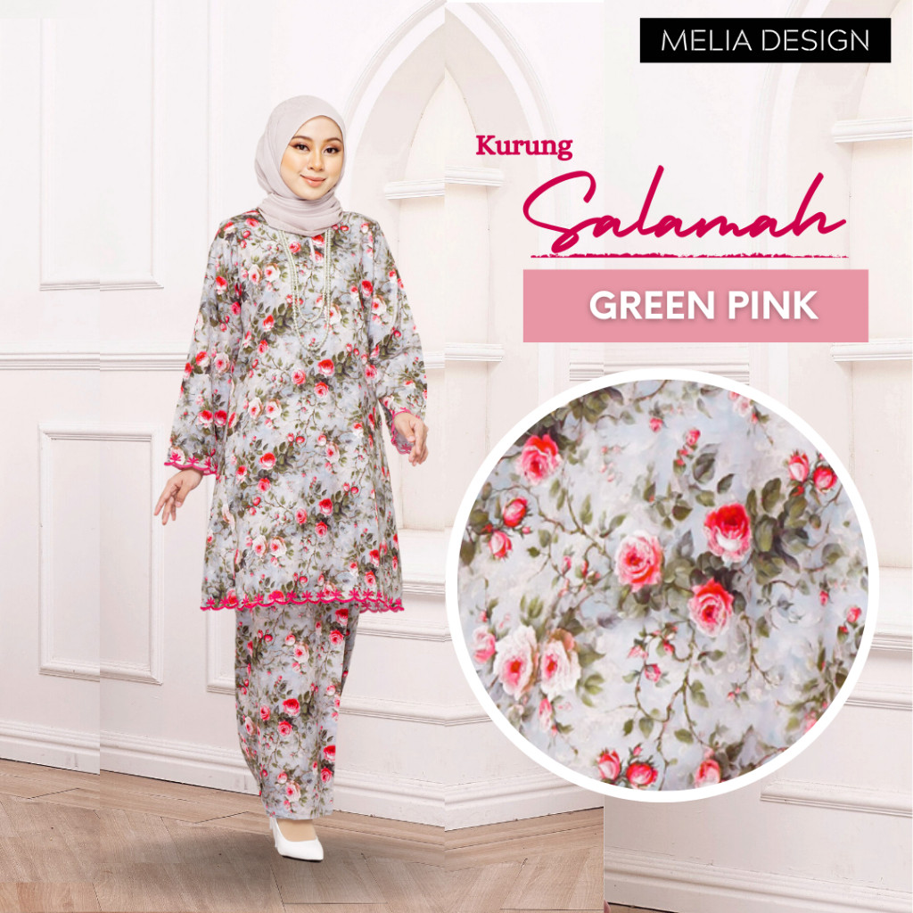 By Melia Design Baju raya viral Hot 2025 salamah pahang riau sulam ...