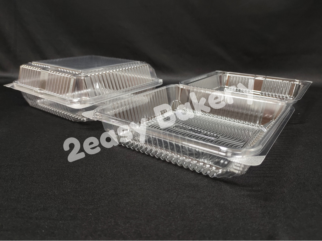 Kuih Container L300 / Disposable Plastic Clear Bakery Container / Bekas ...