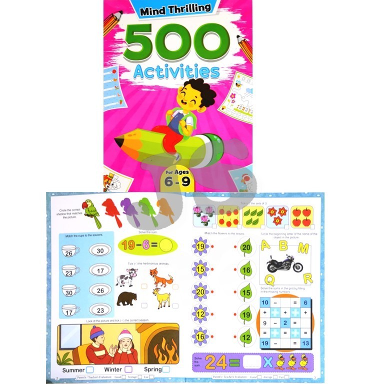 500 ACTIVITIES FOR AGES 6 - 9 PRESCHOOL FOR CHILDREN'S MIND TEASING ...