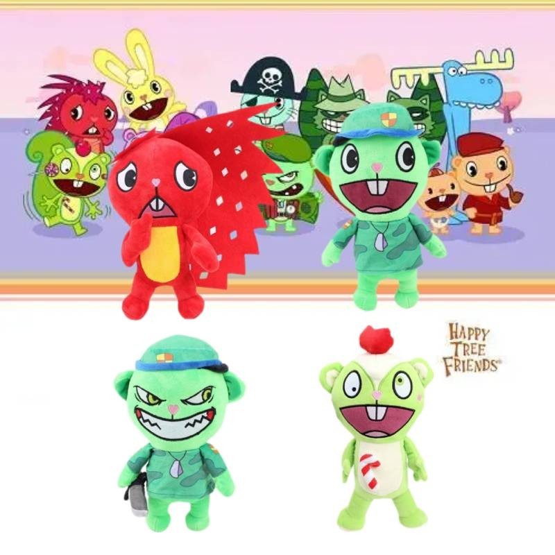 Delightful Happy Tree Friends Flippy Plush Toy Soldier Ultra-soft Bear ...