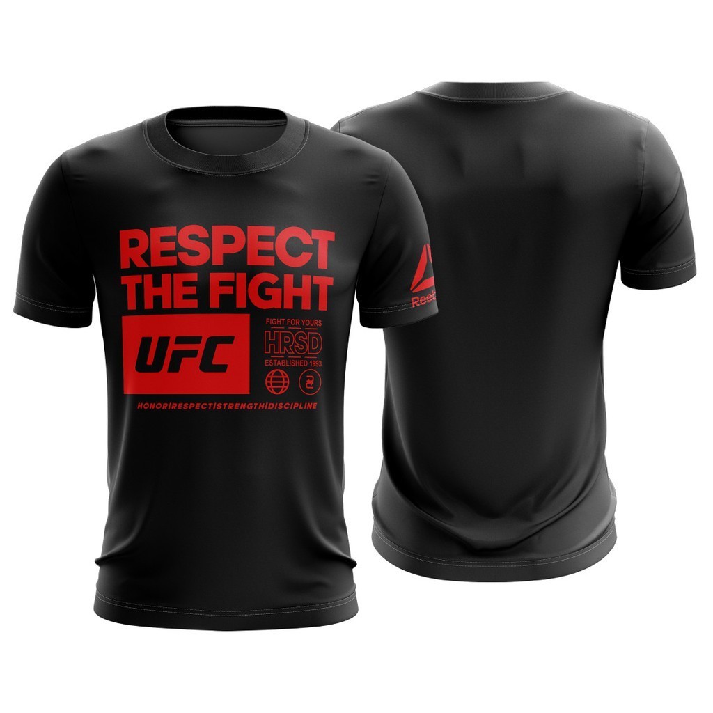 [Ready-Stock] 2024 UFC TShirt Respect The Fight Microfiber Ultimate ...