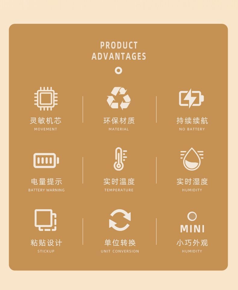 Green Forest Thermo-Hygrometer Indoor Household Precise Baby Room ...