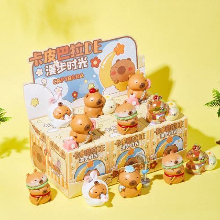 Kapibara daily time blind box toy figure desk decoration capybara cute ...
