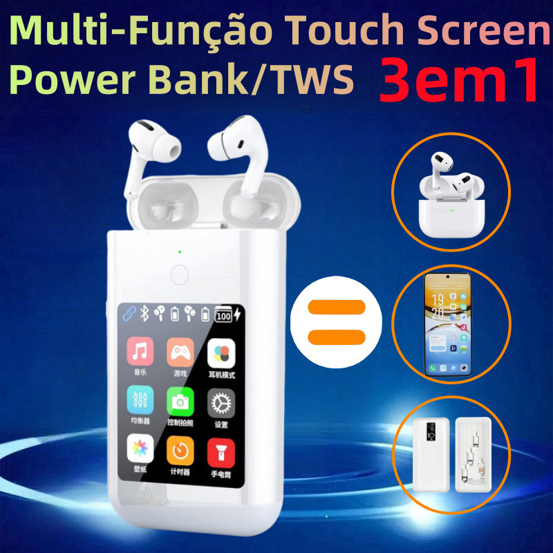 Large Screen Touch Earphone Large Battery Multiple Function in Ear ...