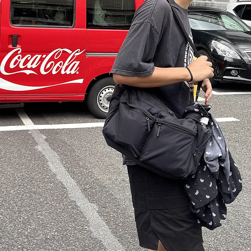 LABER LEE Unisex Leisure Shoulder Bag Multi Pocket Messenger Shoulder ...